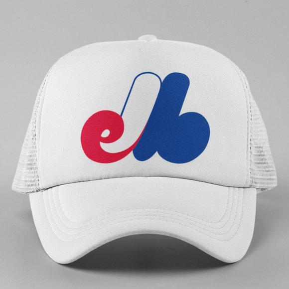 Team Fans | Accessories | New Montreal Expos Foam Trucker Mesh Snapback ...